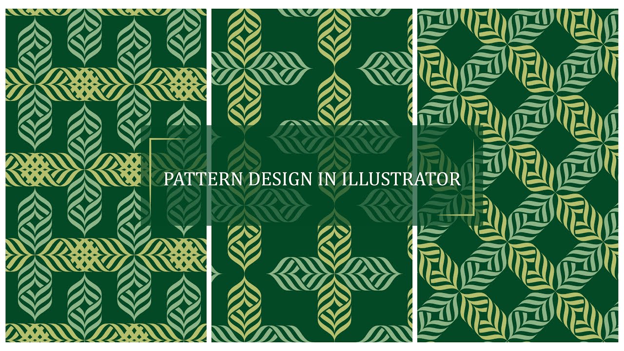 Pattern Design in Adobe Illustrator| Seamless Patterns Design ...