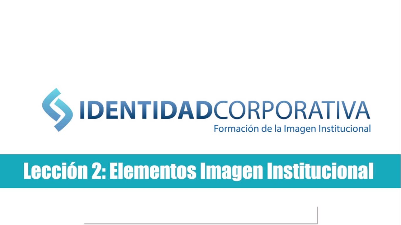 Elementos de la Imagen Institucional - YouTube