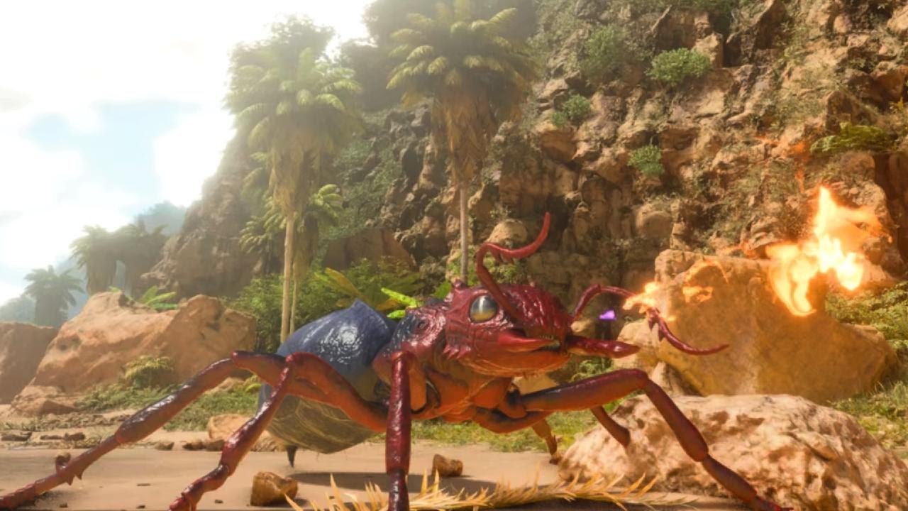 ARK Survival Ascended: Panthera Ant Gameplay (Mothman Mod) - YouTube