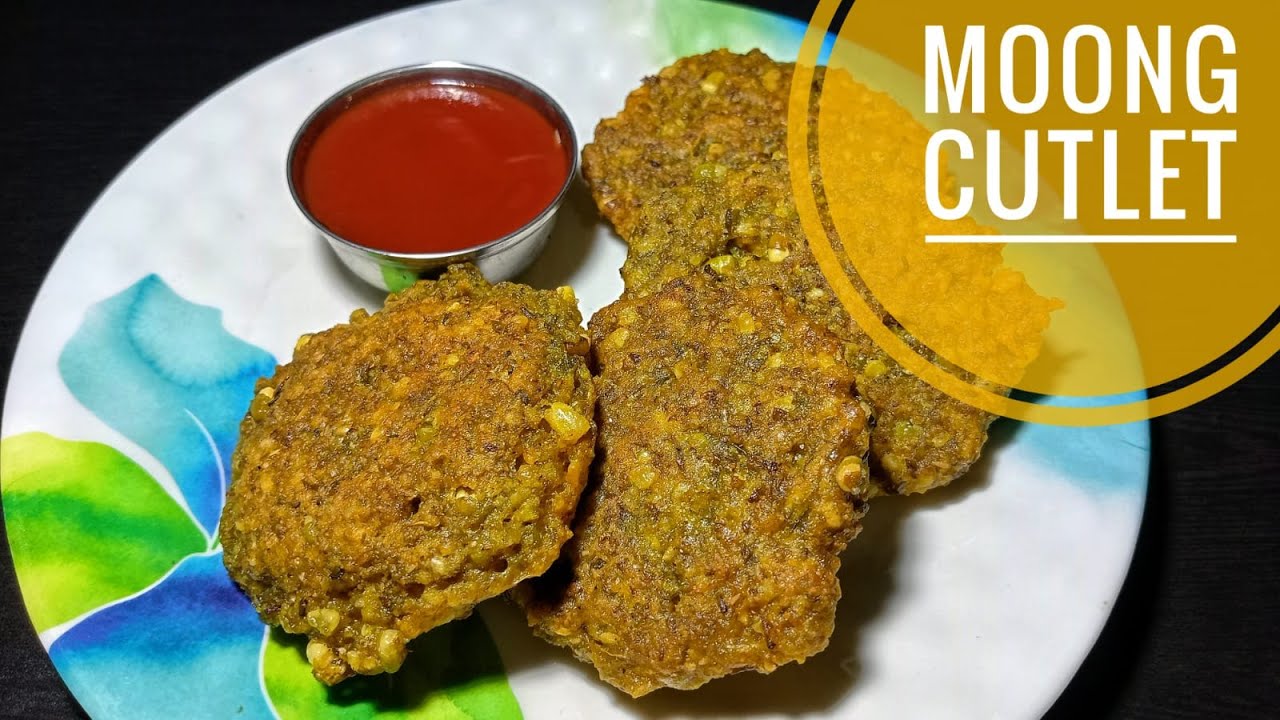 Hari Moong Dal Cutlet Recipe | Healthy Sabut Moong Dal Ke Cutlets - YouTube