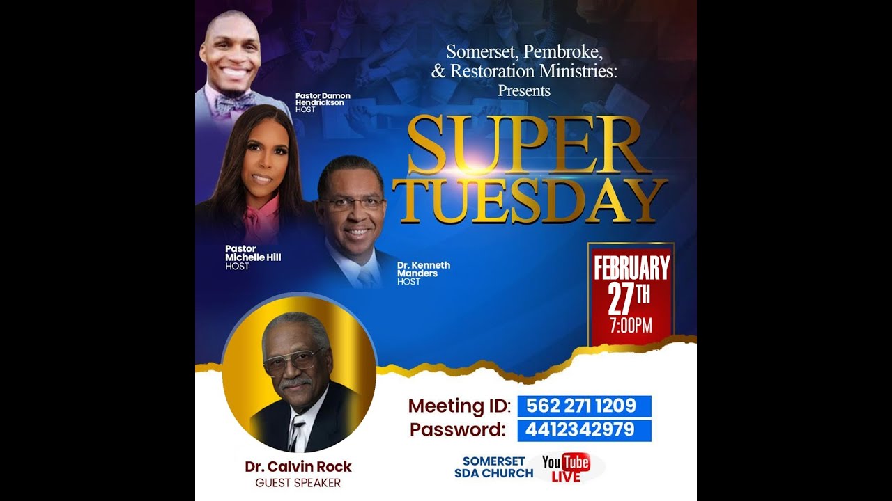 2024-02-27 Super Tuesday Prayer Meeting w/ Dr. Calvin Rock - YouTube