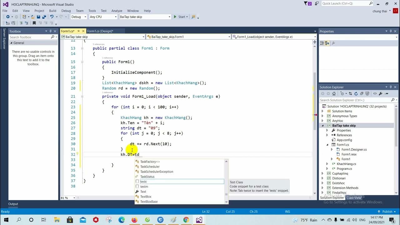 Take and skip in linq c# Học lập trình linq 2021 - YouTube
