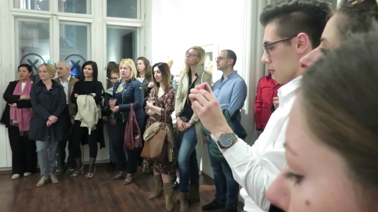 Petar Mošić - Solo Art Show opening at X Vitamin Art Gallery, 2019 ...