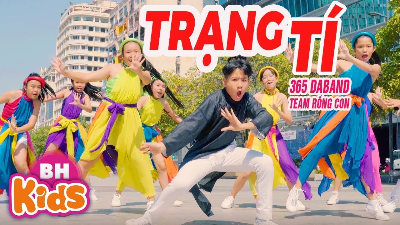TRẠNG TÍ Dance ♫ 365 DABAND | TEAM RỒNG CON | Nhạc Thiếu Nhi Vui Nhộn ...