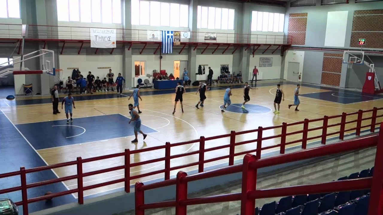 Α.Ο. Μυκόνου - A.O. Ερμούπολης - 12/12/2015 - Κλειστό Γυμναστήριο Τήνου ...