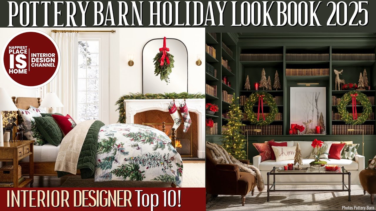 Pottery Barn Holiday LOOKBOOK 2025! - YouTube