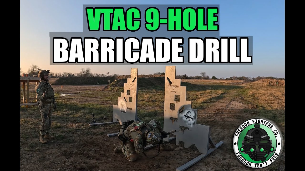 VTAC 9-HOLE BARRICADE DRILL | BODY ARMOR 29.28 SECONDS | FREEDOM ...