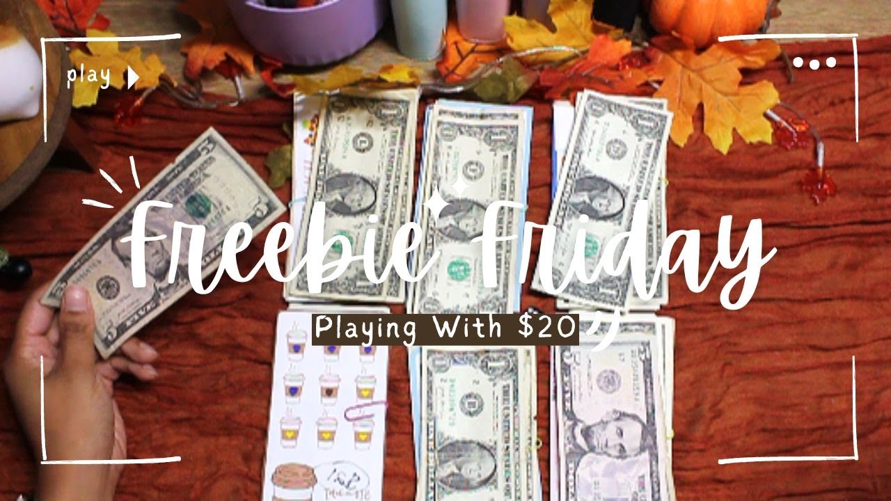 Freebie Friday! | Playing With $20 | 21 Year Old Budgeter - YouTube