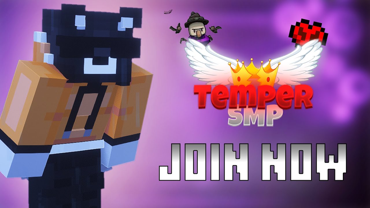 How To Join TEMPER SMP S-2 😍 || mcpe+Java minecraft Private SMP Don't ...