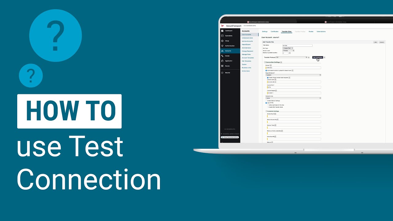 How to use Test Connection feature - YouTube