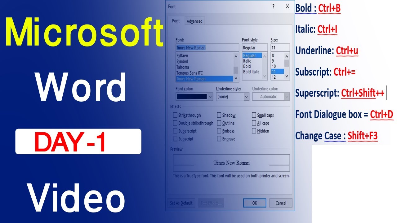 Day 1 Basic Concept Of Ms Word Increase Font Change Color underline day-1-basic-concept-of-ms-word-increase-font-change-color-underline