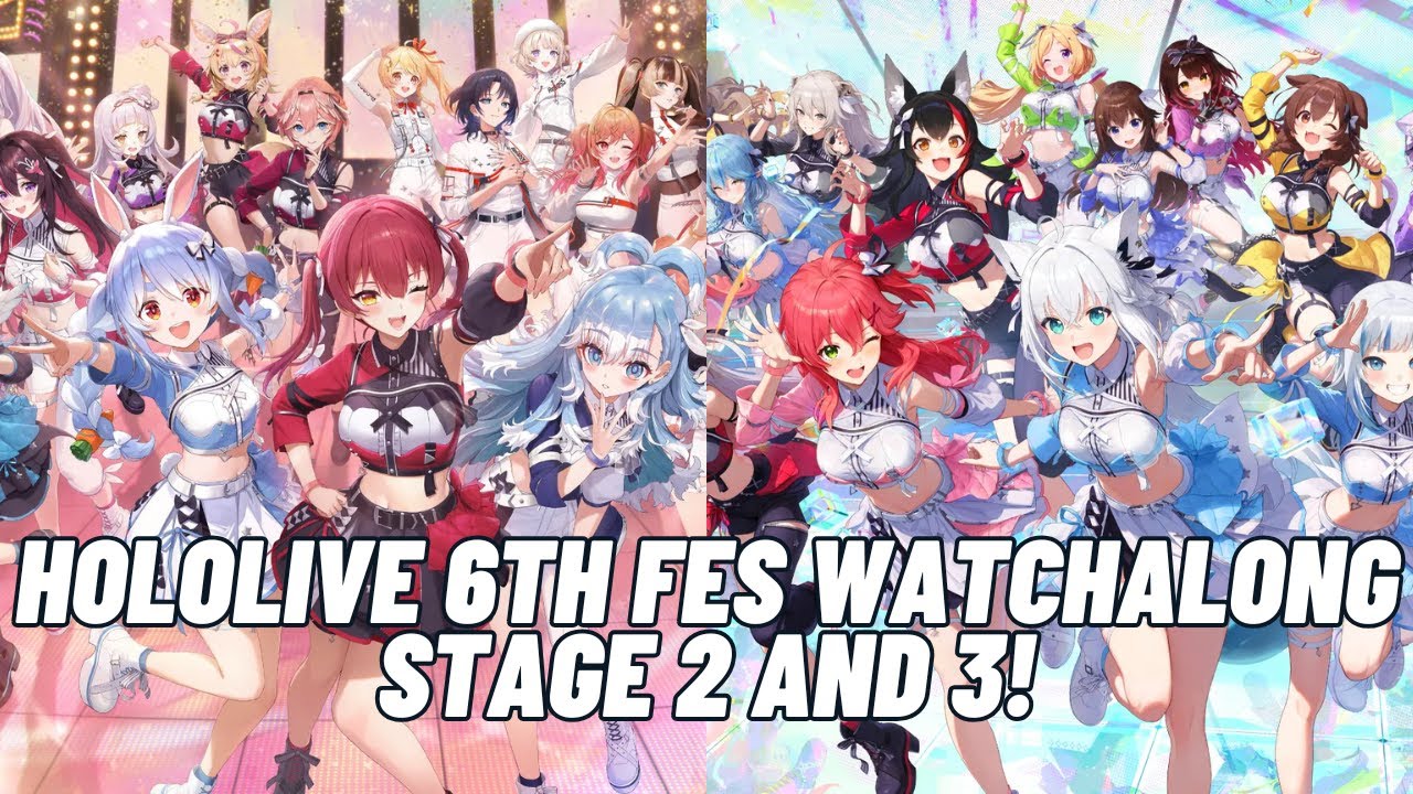 hololive 6th Fes: Color Rise Harmony Watchalong: Stage 2 and 3 - YouTube