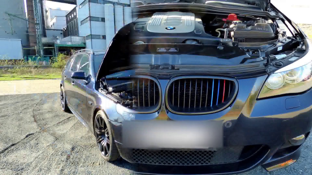 BMW e61 525d Wagner Ladeluft Kühler Stage 2 572 NM - YouTube
