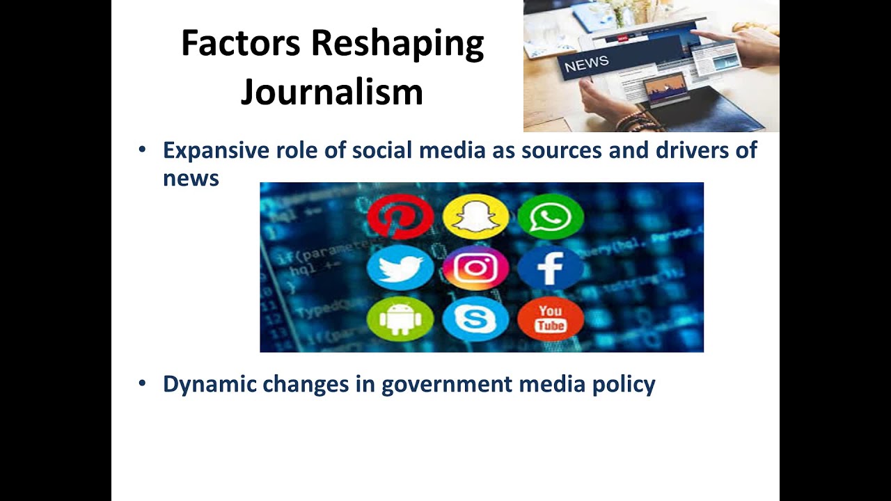 The Future of Journalism Week 14 as Part of Introduction to Journalism ...