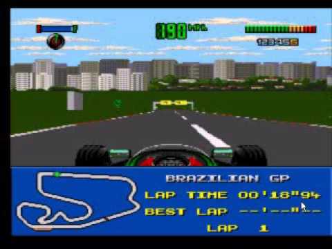 Sega Mega Drive Genesis F1 - World Championship Edition - YouTube
