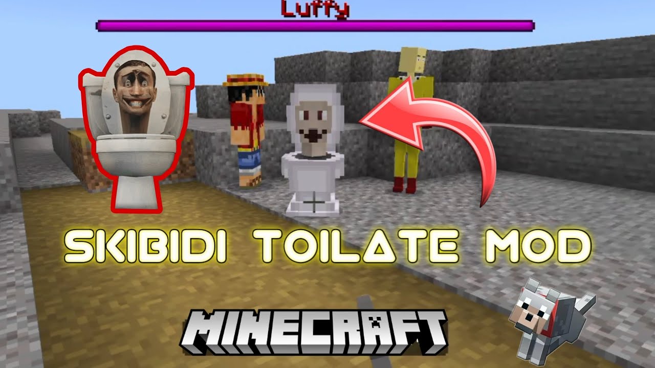 Skibidi Toilate Mod For Minecraft Pe || mod for Minecraft - YouTube