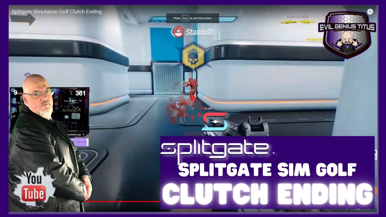 Splitgate Simulation Golf Clutch Ending | EvilGeniusTitus - YouTube