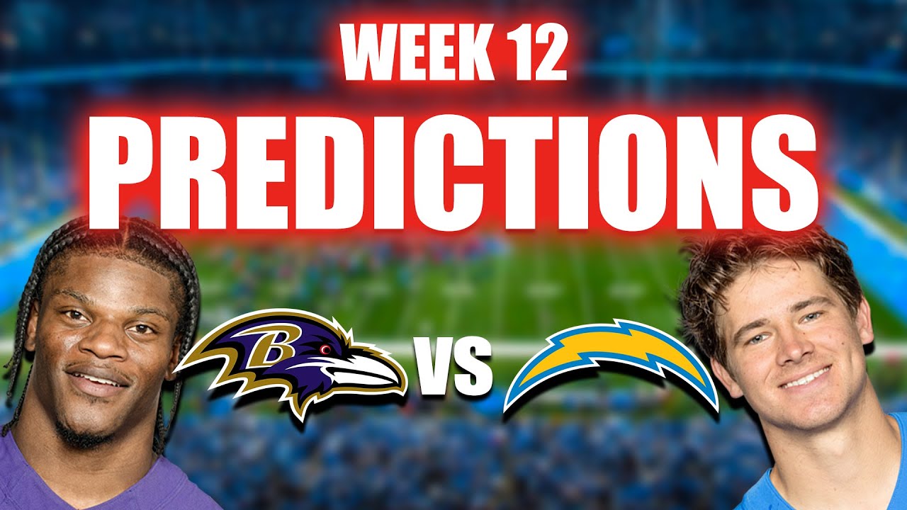NFL Week 12 Predictions - YouTube