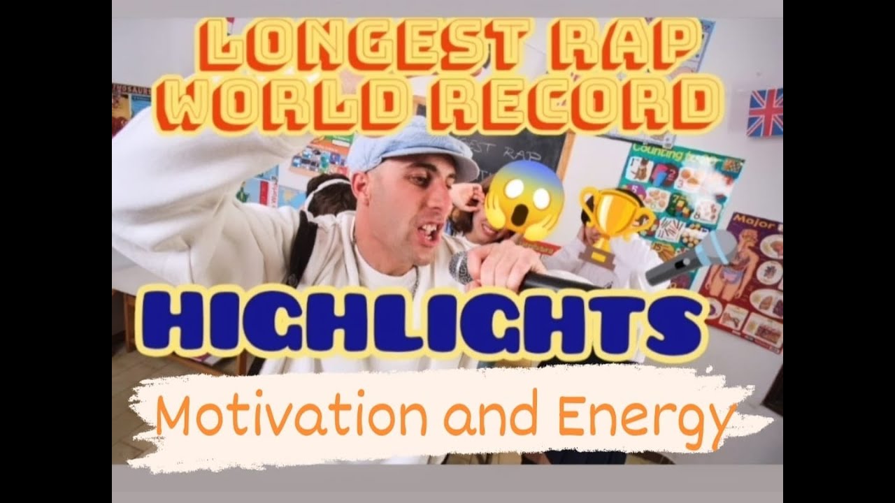 Guinness World Record - Daniel Alcon Longest Rap Marathon Highlights ...