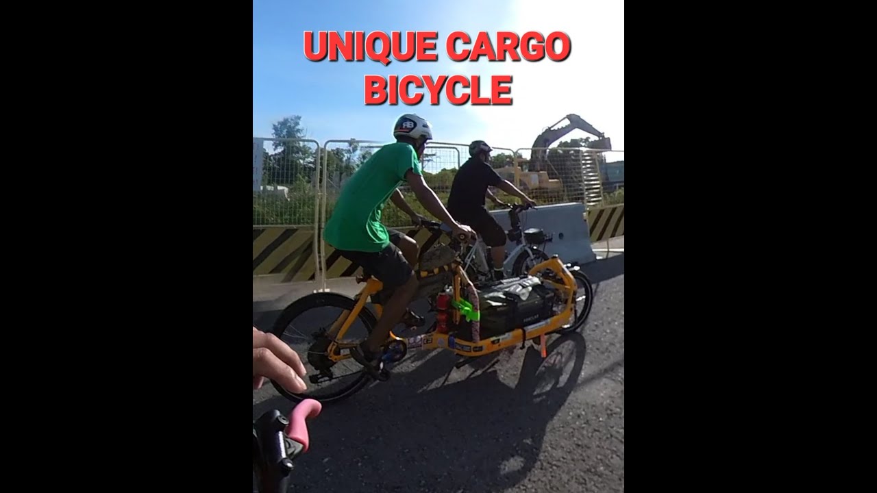 SPOTTED UNIQUE CARGO BICYCLE IN SINGAPORE - YouTube