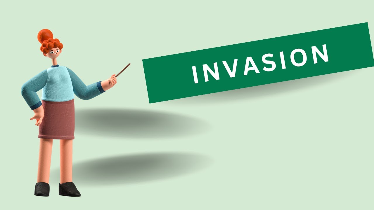 Invasion meaning and example sentences - YouTube