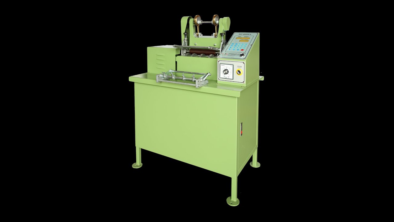 Automatic lanyards Cutting Machine ESP 800HL - YouTube