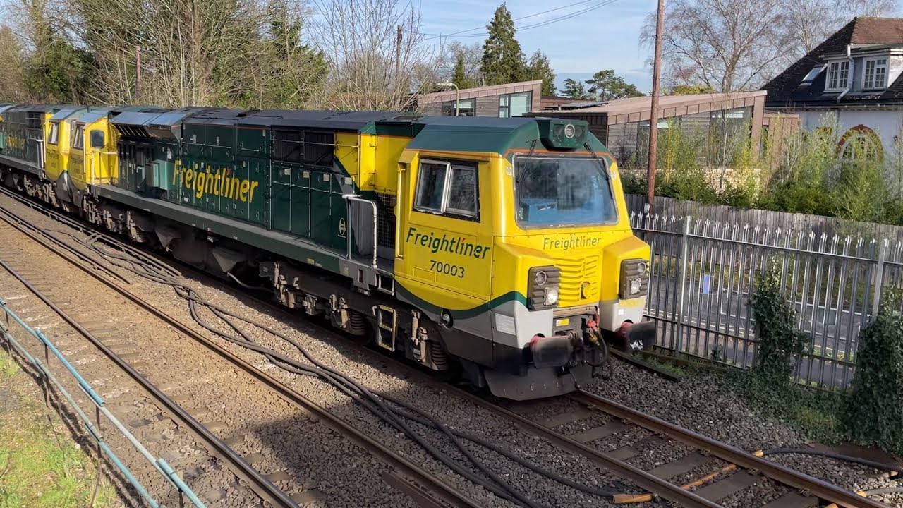 Class 70 | 70003 + 70020 | Freightliner | Double Header - YouTube