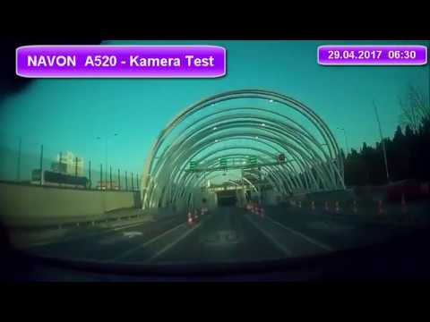 Navigasyon NAVON A520 Kamera Test - YouTube