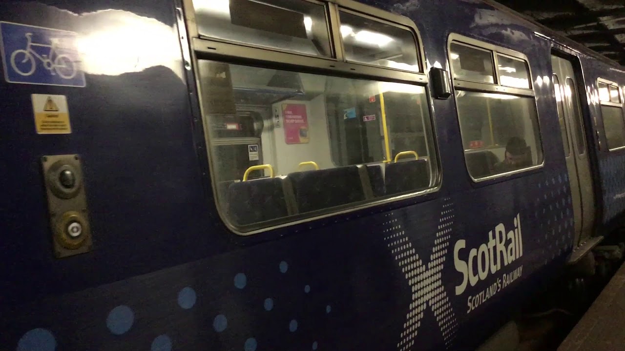 Scotrail class 318 departing Dalmarnock - YouTube