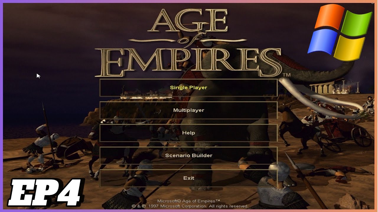 Age Of Empires Classic [1997] - 1vs4 Island Conquer [EP4] #AoE1 - YouTube