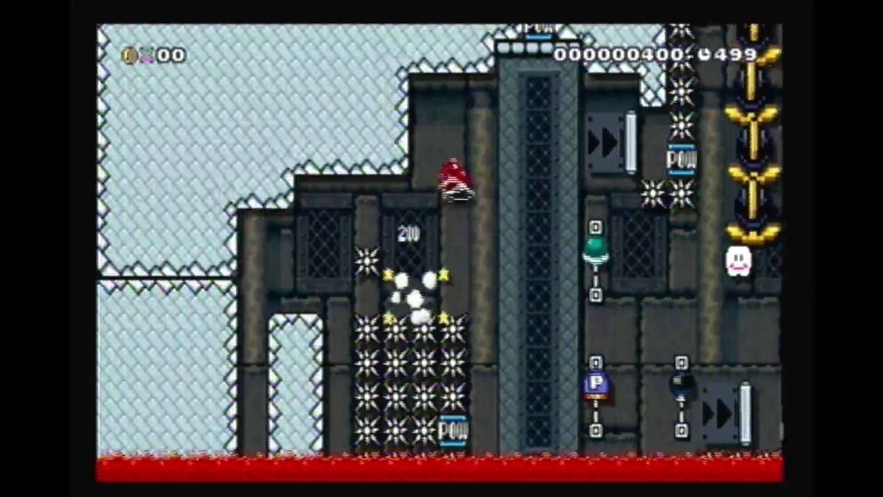 Super Mario Maker - Serious Challenge ~Death Of POW~ Beaten! - YouTube