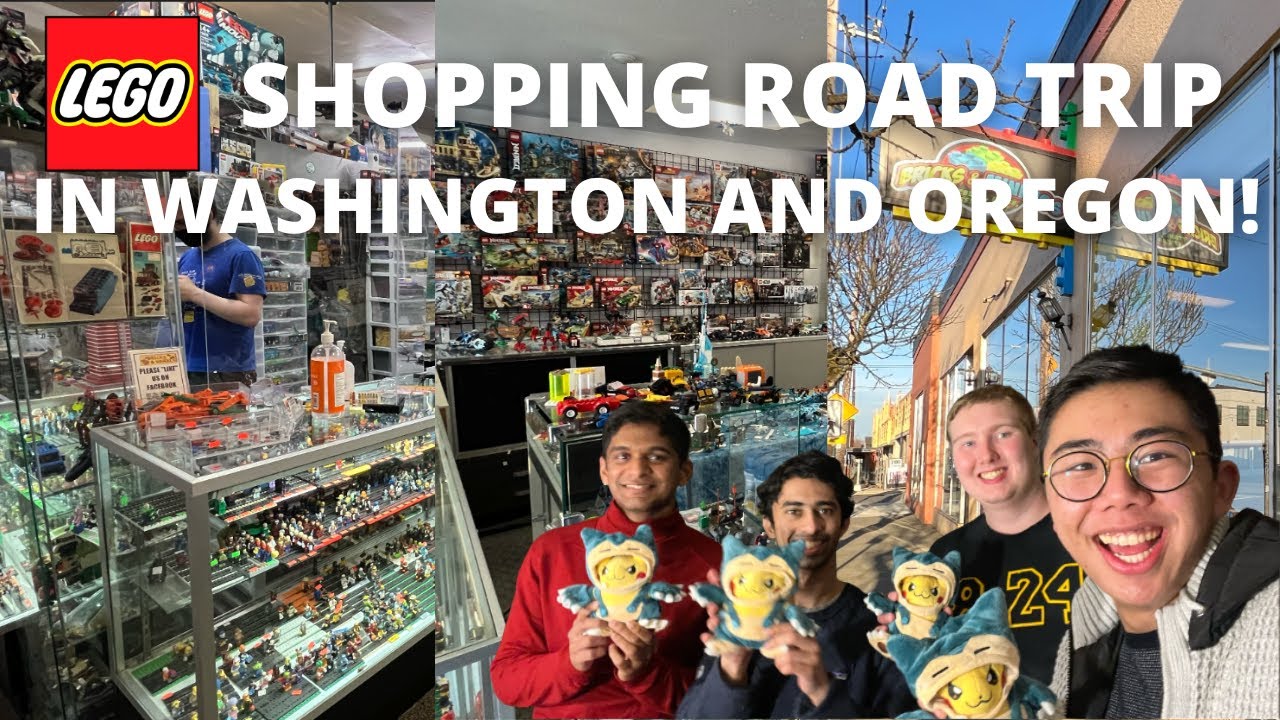 LEGO Shopping Adventure in Washington and Oregon! Road Trip #1! - YouTube