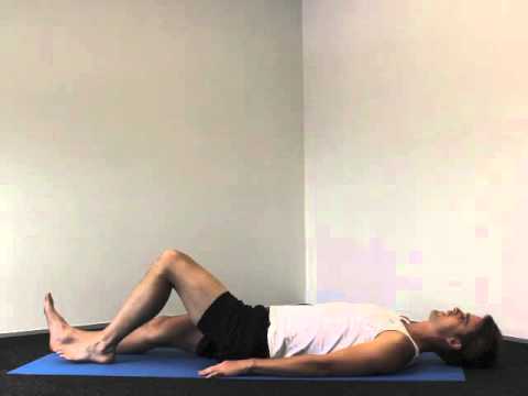 Knee flexion in supine - YouTube