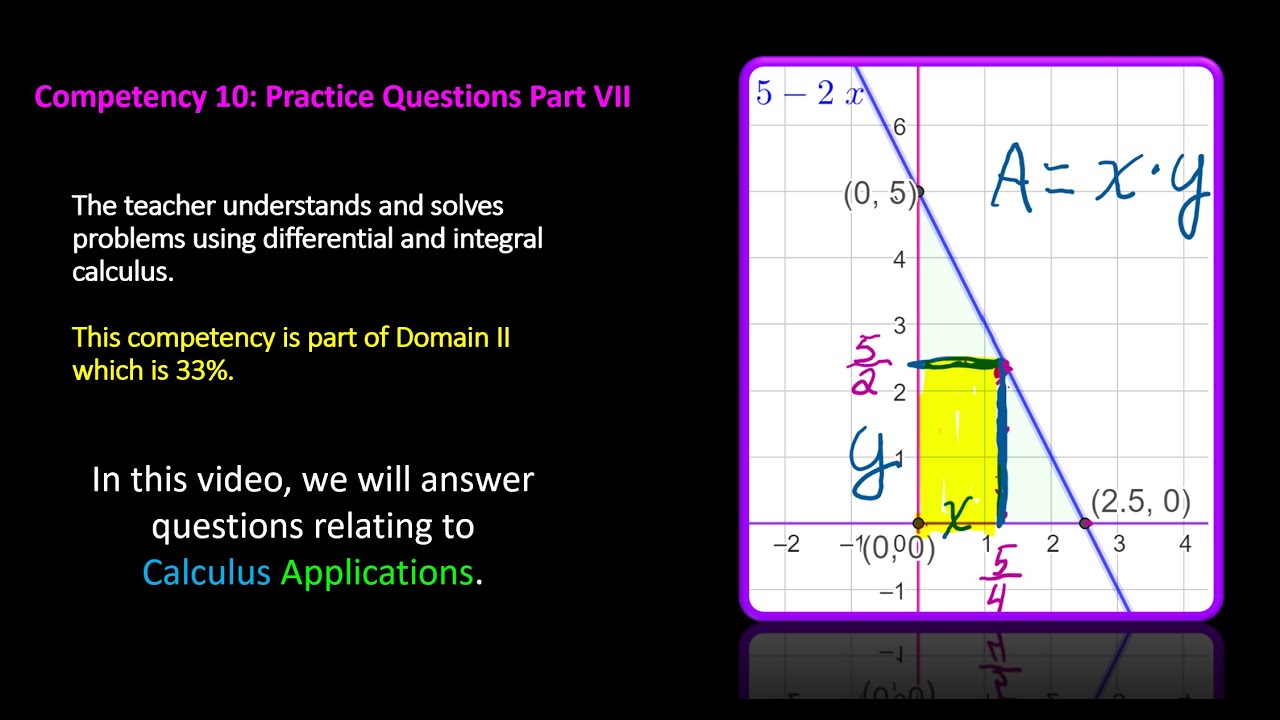 TExES 7-12 (235) Math Competency 10: Practice Questions Part VII - YouTube