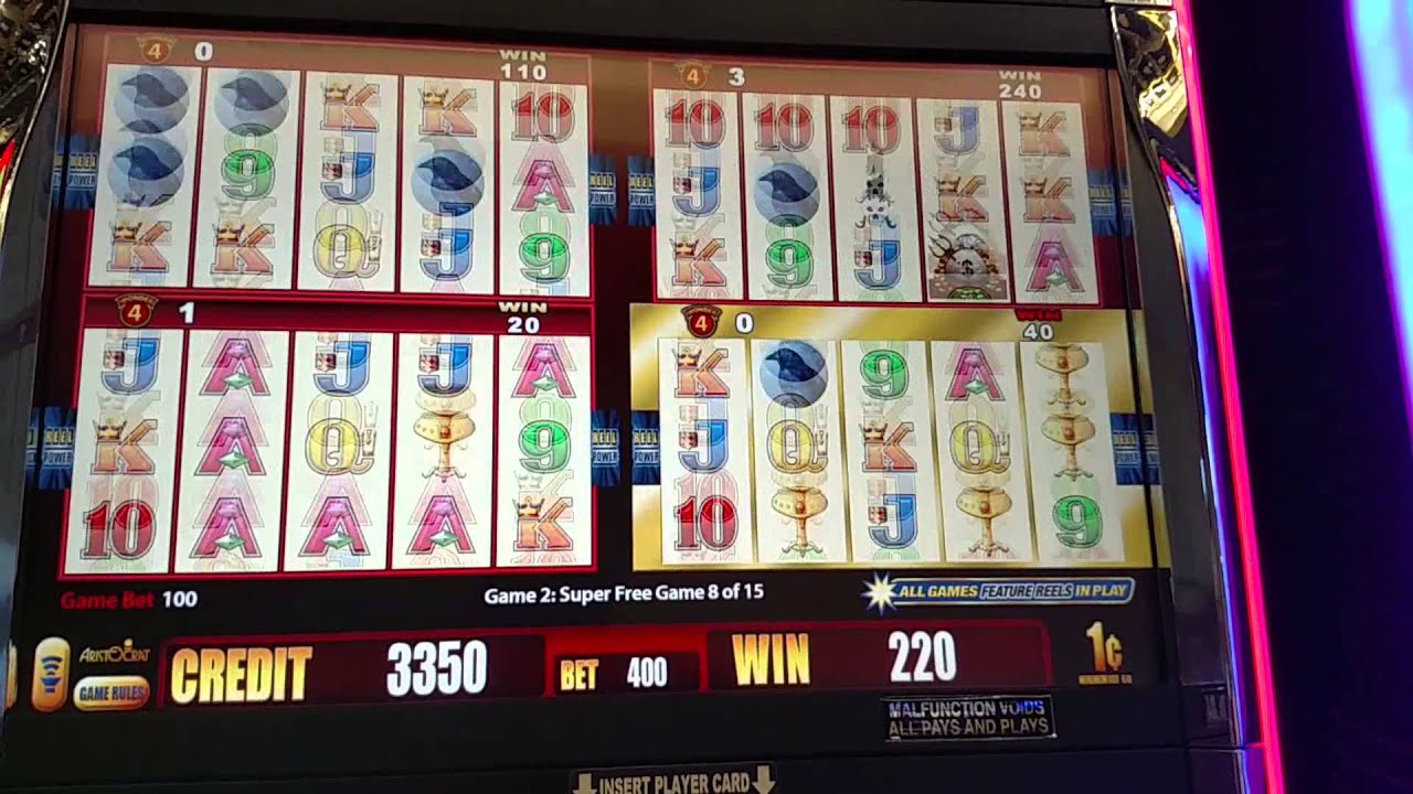 Aristocrat Wonder 4 Wicked Winnings II Free spin bonus slot machine ...