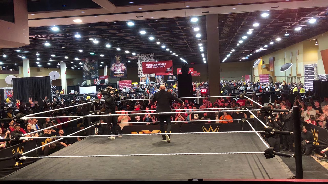 HHH making his entrance at WWE Royal Rumble Axxess - 1/25/19 - Phoenix ...