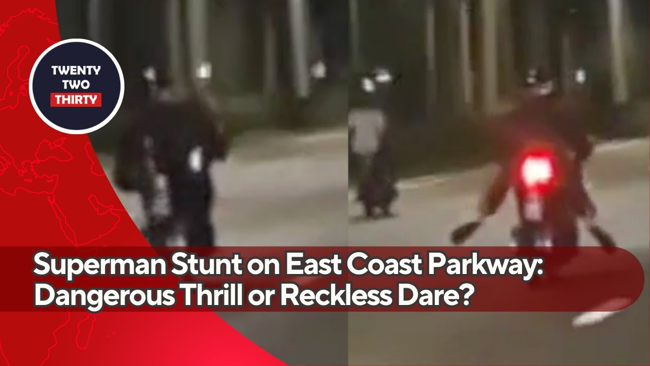 Superman Stunt on East Coast Parkway: Dangerous Thrill or Reckless Dare ...