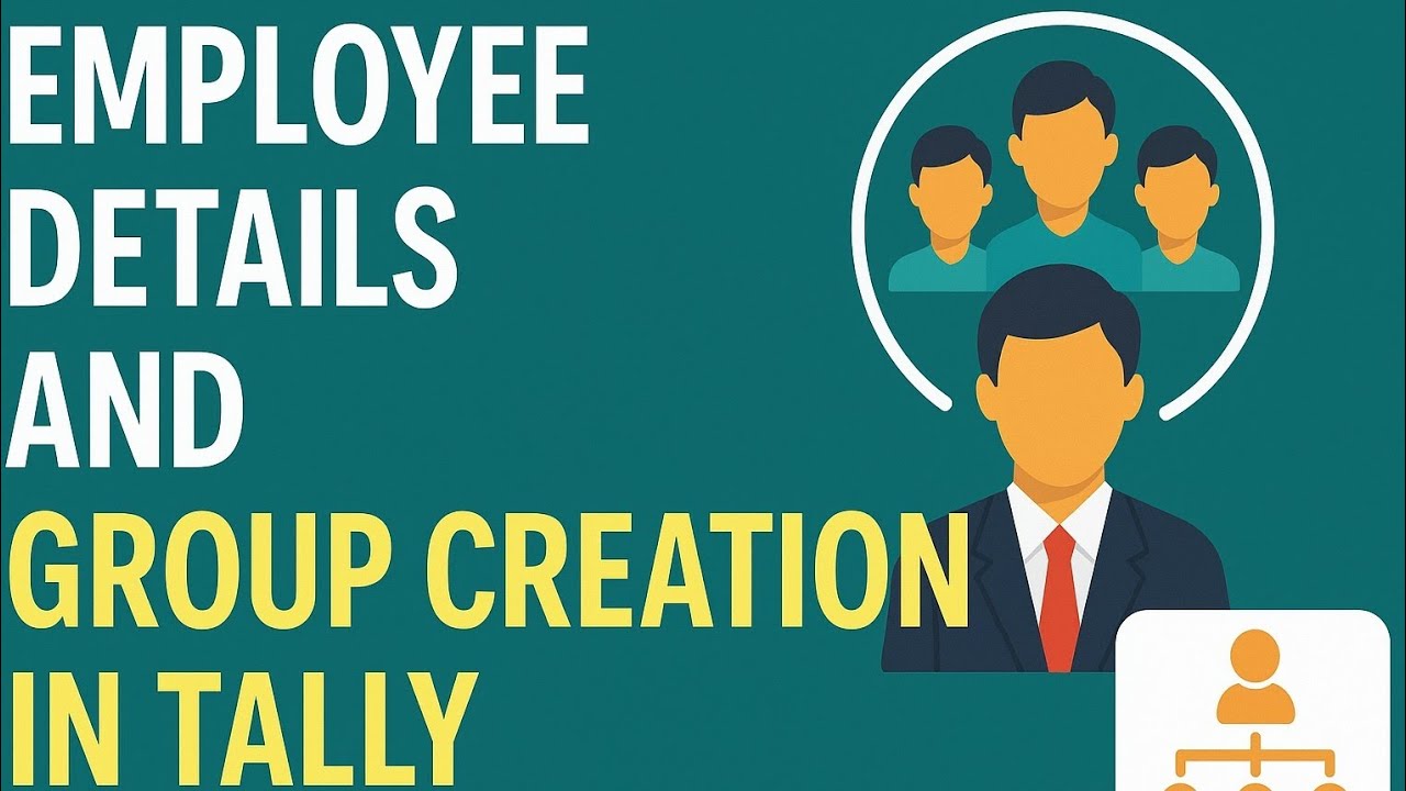 Employee Details and Group Creation in Tally| For B.com , M.Com ...