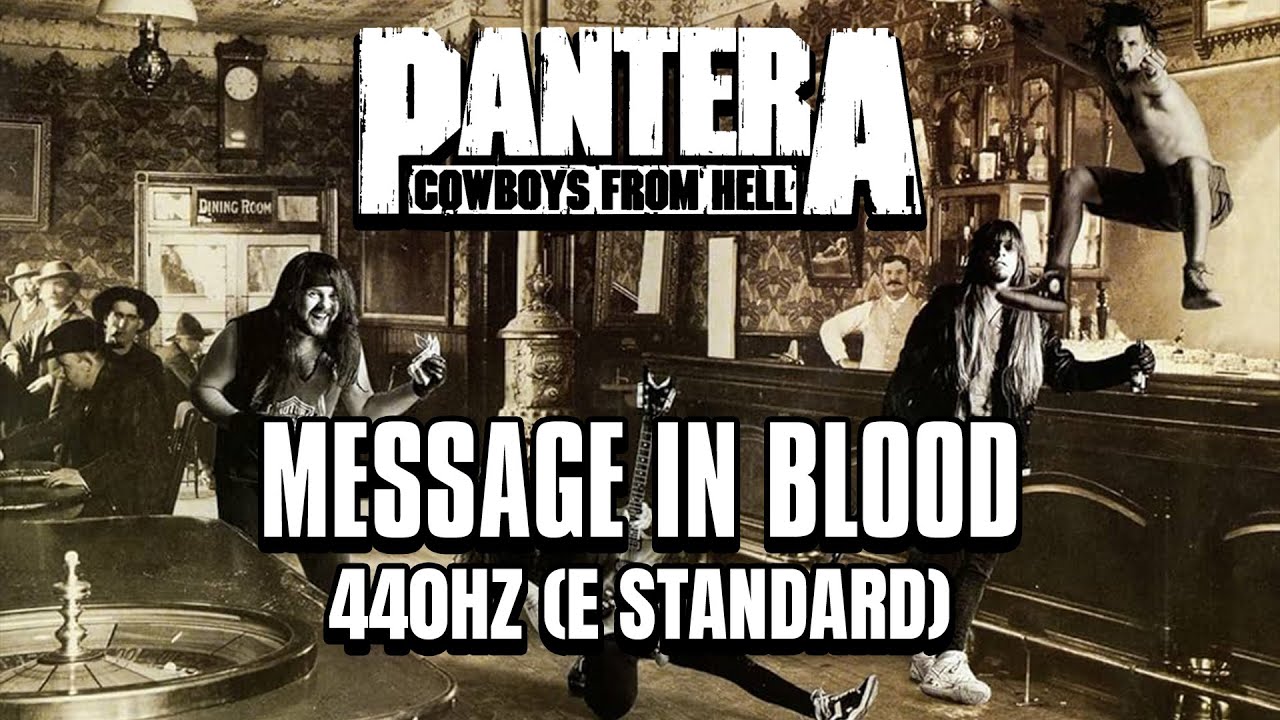 Pantera - Message In Blood 440hz - YouTube