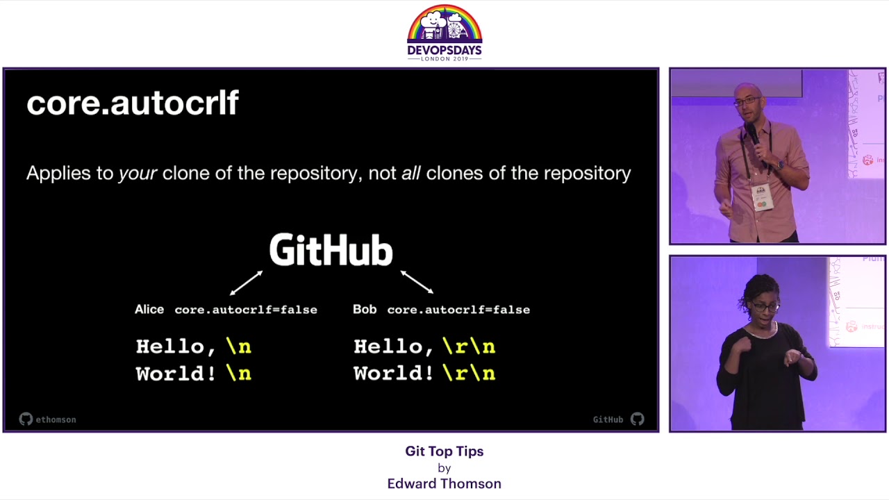 Edward Thompson - Git Top Tips - YouTube