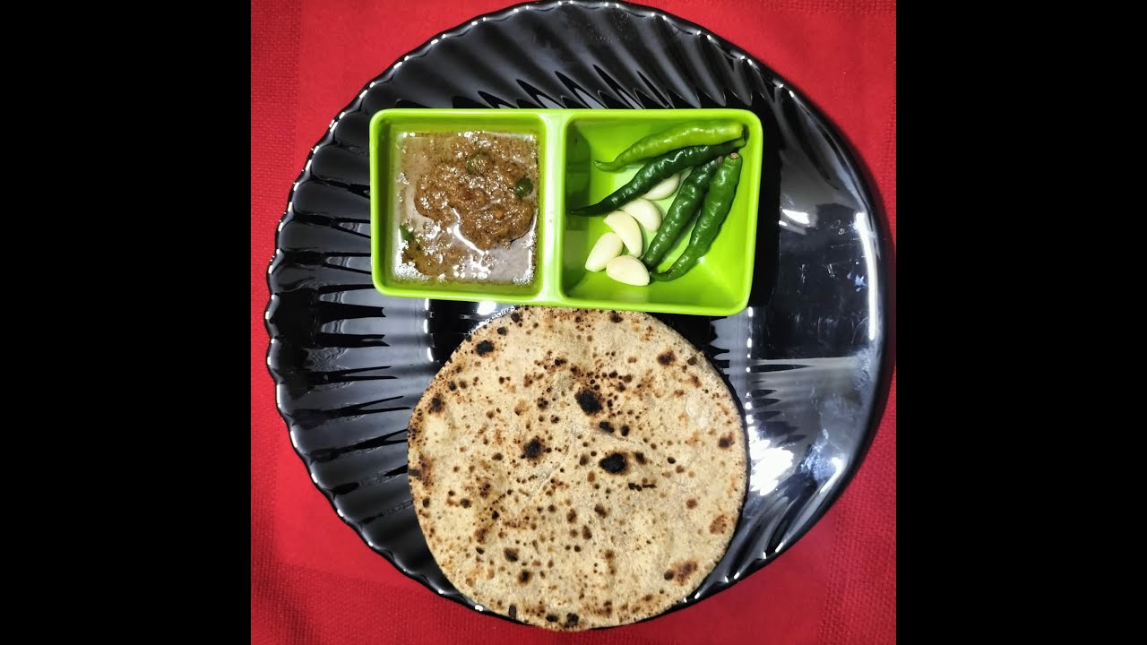 Immunity Booster Lehsun Chutney with Pani ki Roti - YouTube