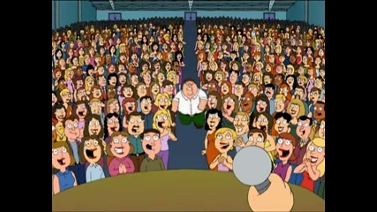 Family Guy - Peter runs on stage - YouTube