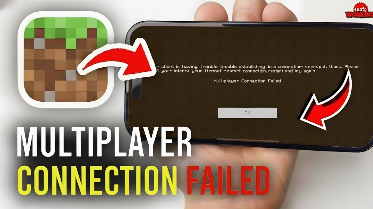 🤯How To Fix Multiplayer Connection Failed in Minecraft Mcpe Unable to ...