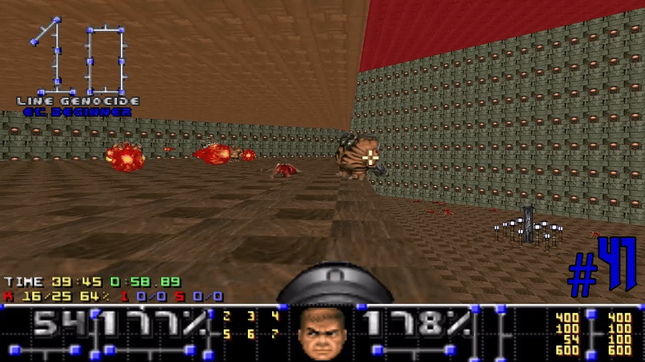 Doom with 10 Line Genocide 1.Map 41 - YouTube