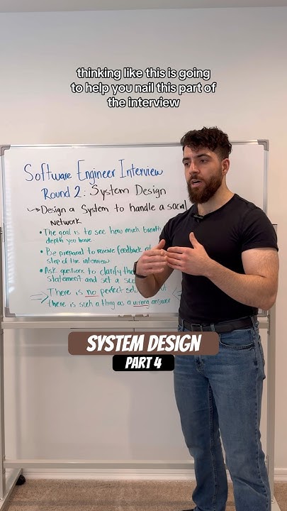 System Design Interview | Part 4 #softwareengineer #technicalinterview - YouTube