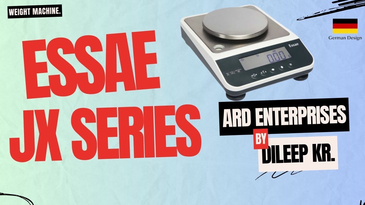 ESSAE JX SERIES (620gm) Premium jewellery weighing machine - YouTube