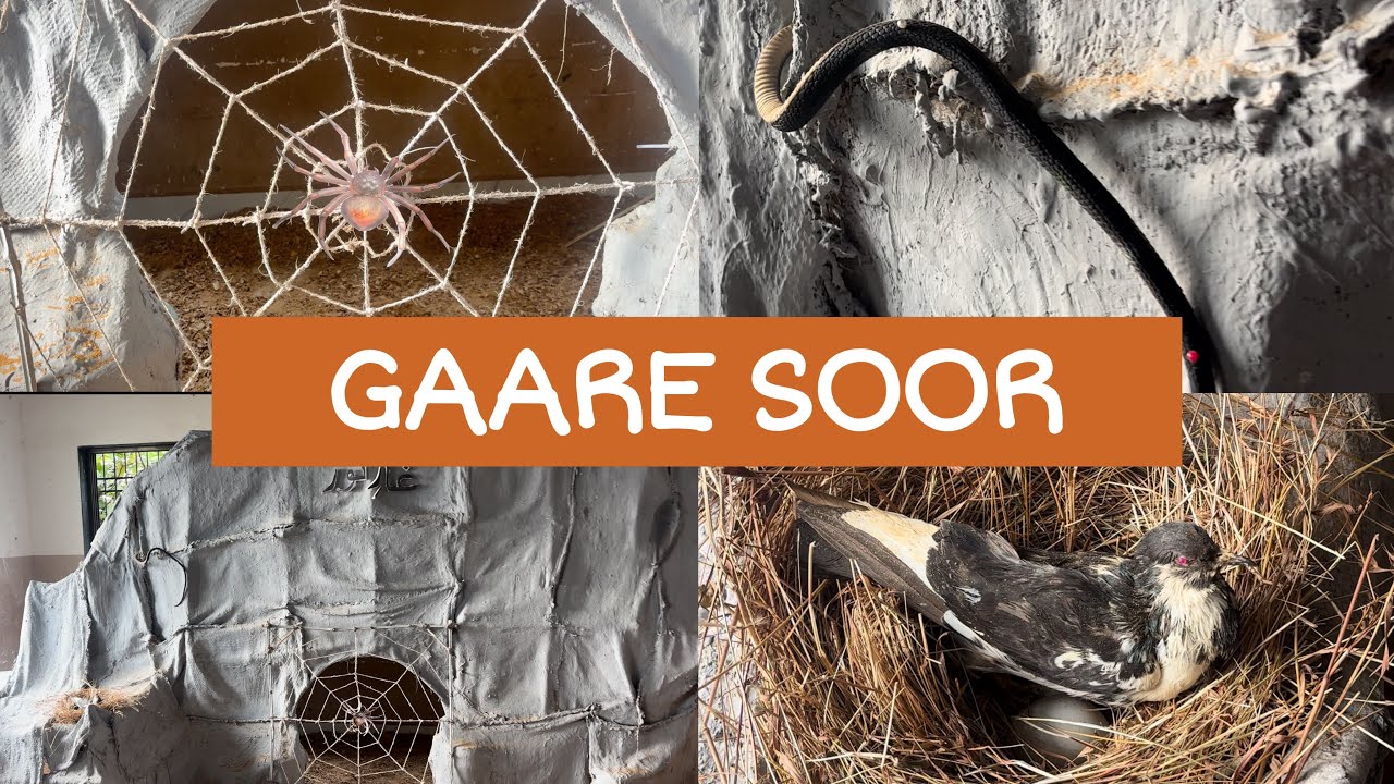 A model of a Gare Soor made by teachers and students at the Science and ...