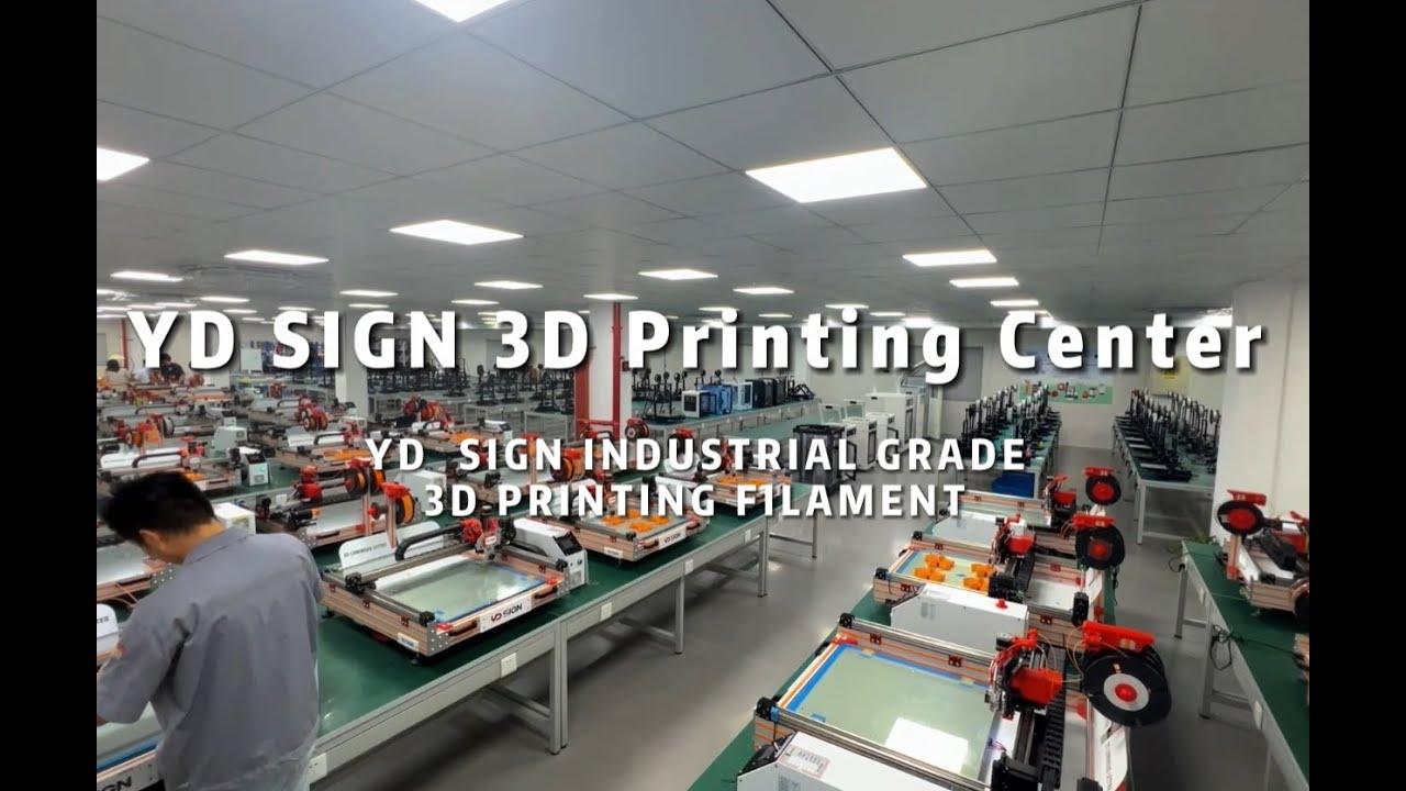YD SIGN 3D Printing Center - YouTube