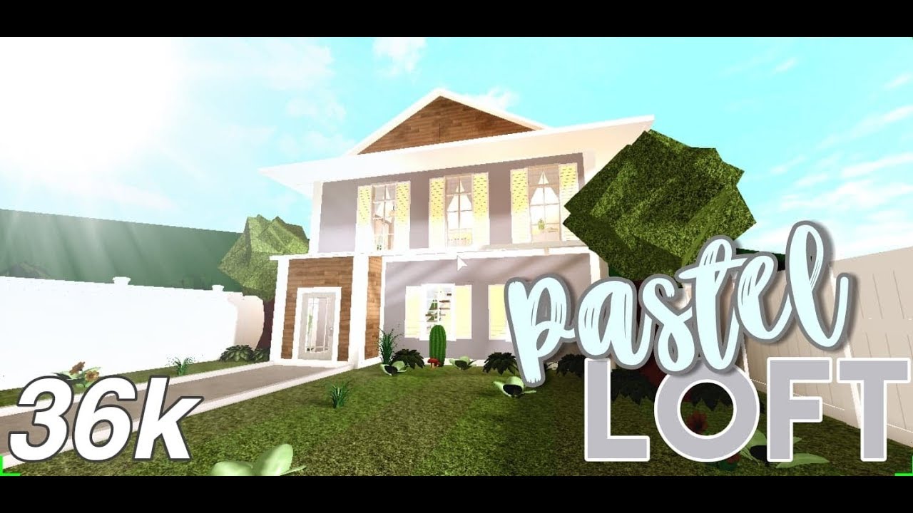 Bloxburg: Pastel Loft | Speedbuild | GwenYT - YouTube