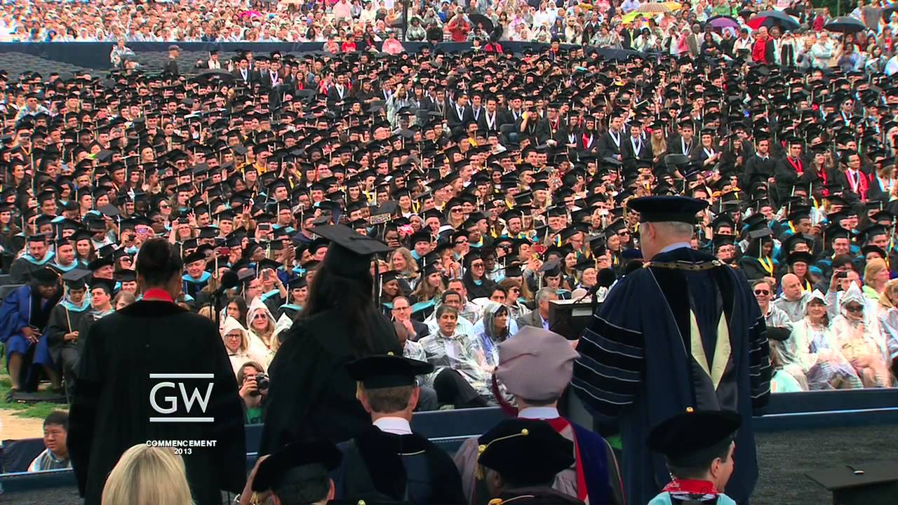 GW Commencement for the Class of 2013 - YouTube